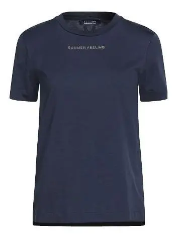 Max Mara Cotton Jersey T-shirt - Navy