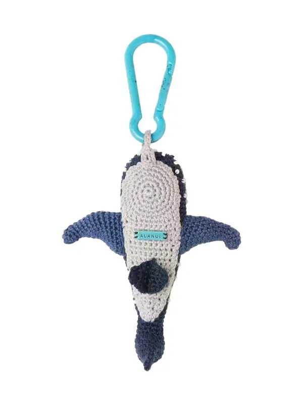 Alanui Crochet Keyring - Blue