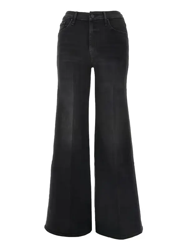 MOTHER Flared Hem Jeans - Black
