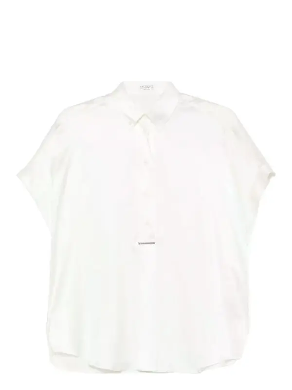 Brunello Cucinelli Short-sleeve Shirt - White