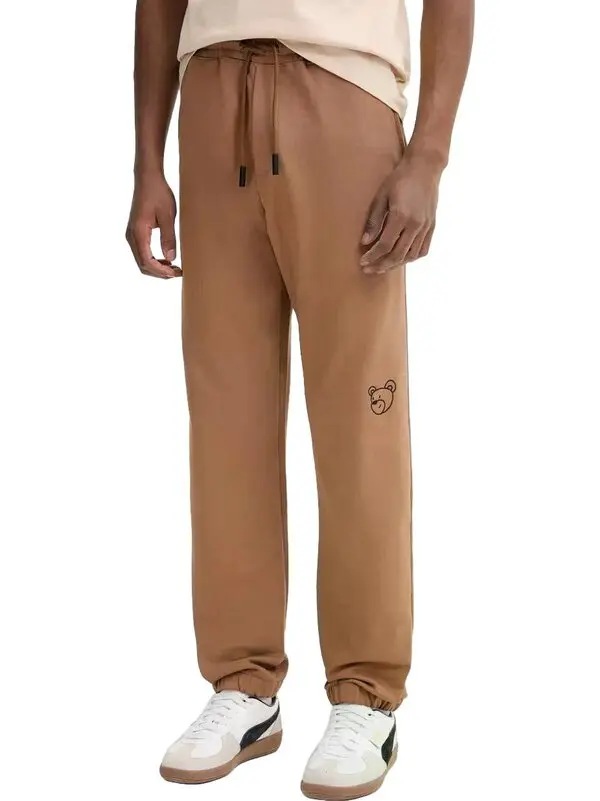 INBETWEENERS Bear-motif Drawstring Trousers - Brown