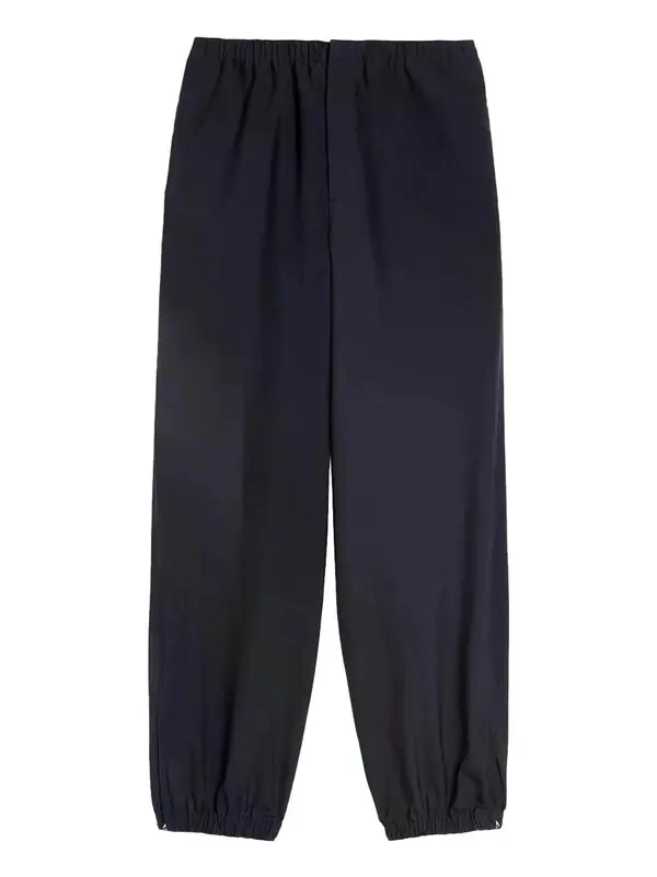 JIL SANDER Elasticated-trim Trousers - Blue