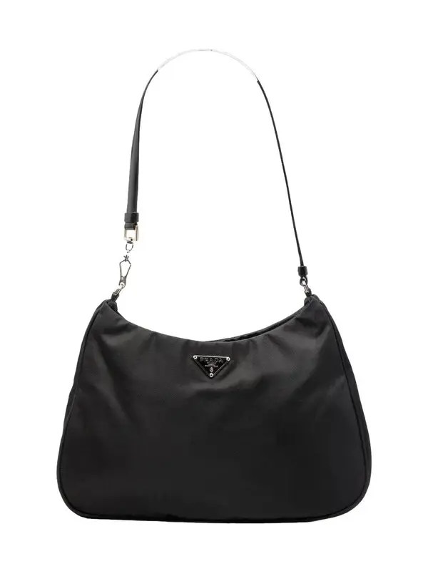 Prada 2000-2013 Tessuto Cleo Shoulder Bag - Black