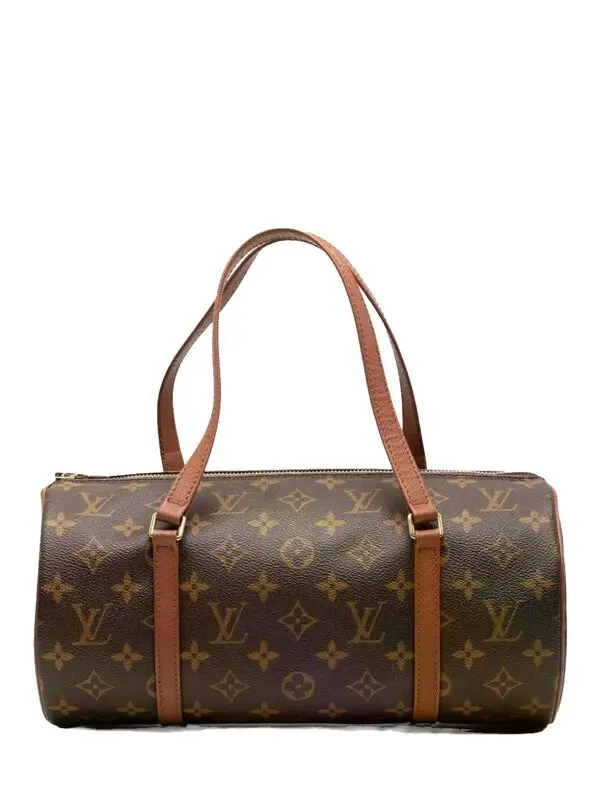 LOUIS VUITTON 1997 Monogram Papillon 30 Handbag - Brown