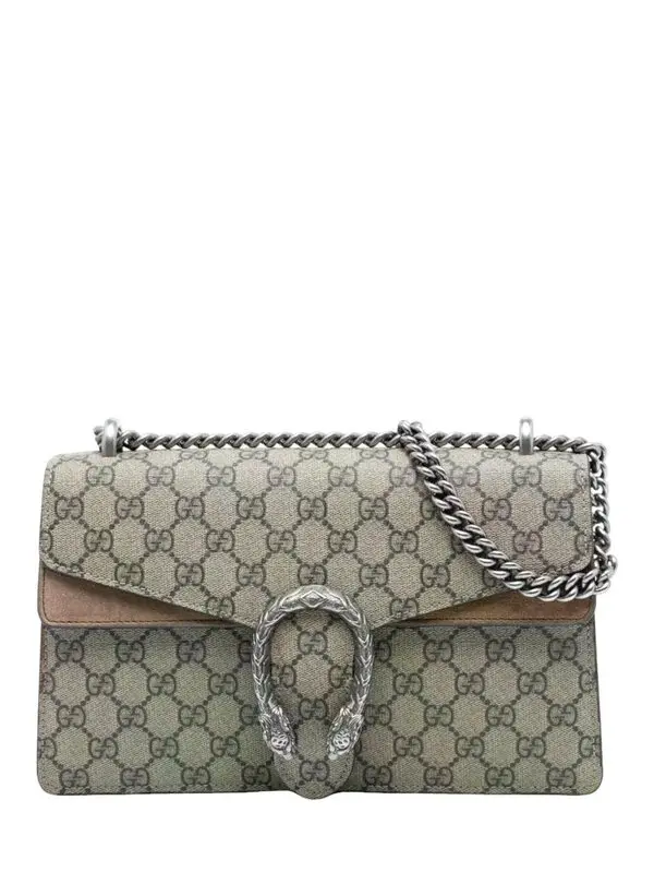 Gucci Gg Supreme Dionysus Shoulder Bag - Brown