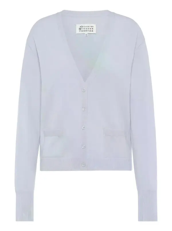 MAISON MARGIELA Wool Cardigan - Blue