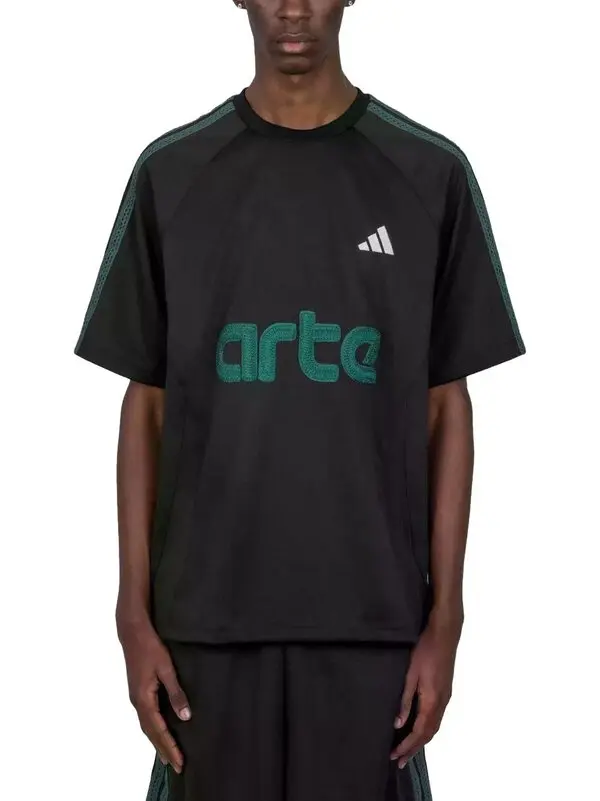 Adidas X Arte Antwerp 3-stripes-logo T-shirt - Black