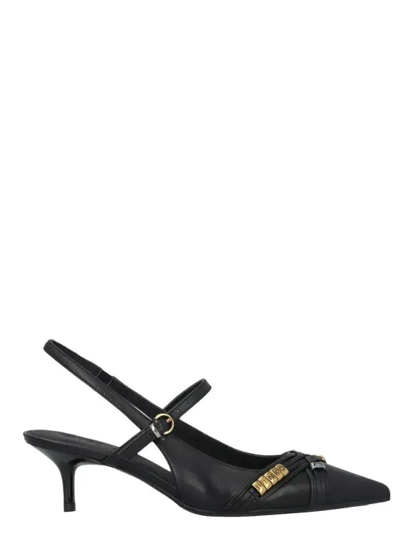 Pinko Criss-cross Slingback Pumps - Black
