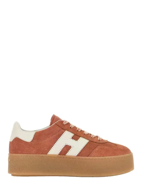 Hogan H698 Platform Sneakers - Orange