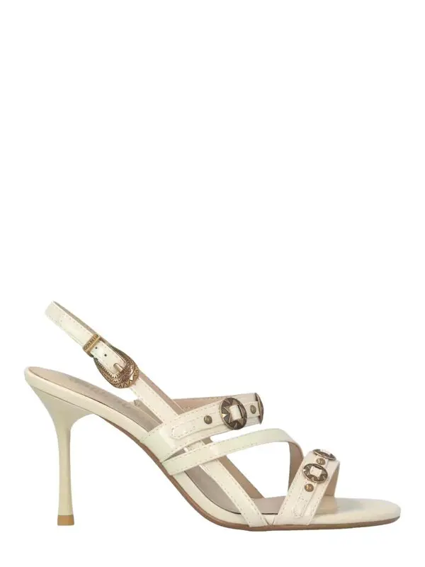 Pinko Studded Strappy Sandals - Neutrals