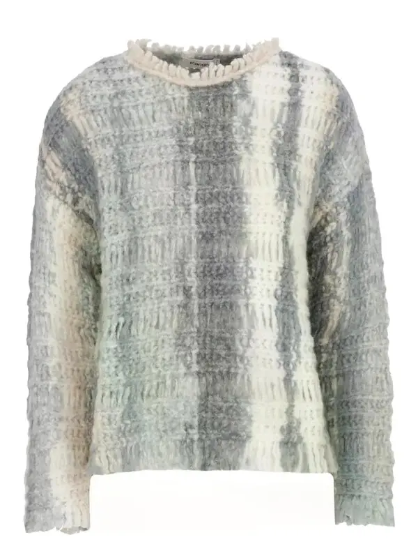 KANGRA Round-neck Sweater - Grey
