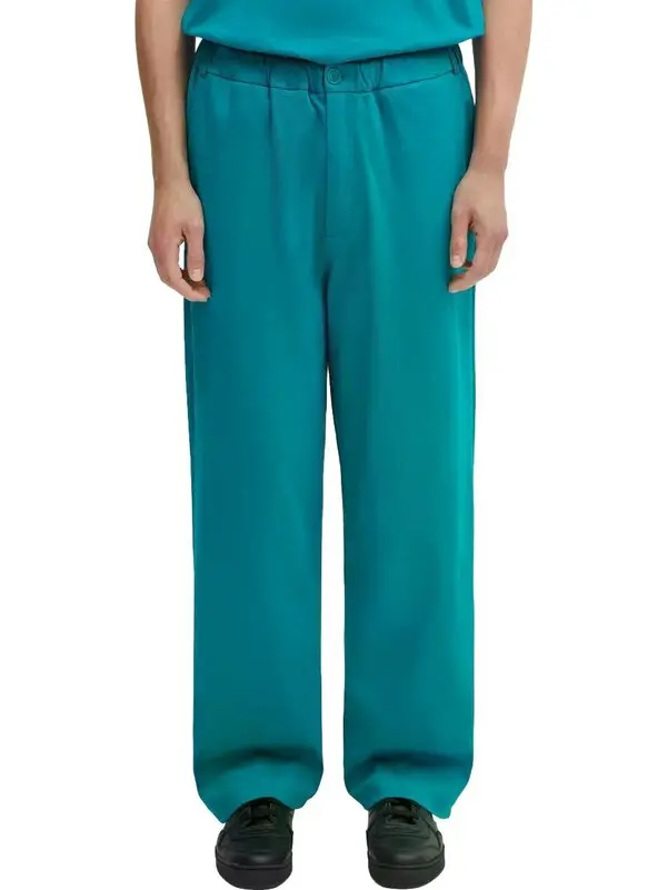 PANGAIA Button-fastening Trousers - Green