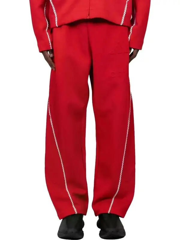 Adidas X Arte Antwerp Embossed-trim Track Pants - Red