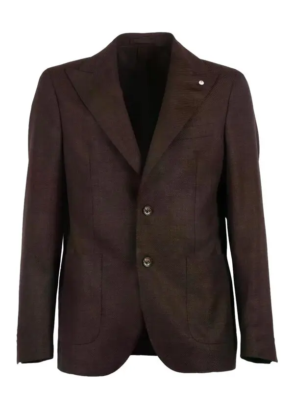 L.B.M. 1911 Button-fastening Blazer - Brown