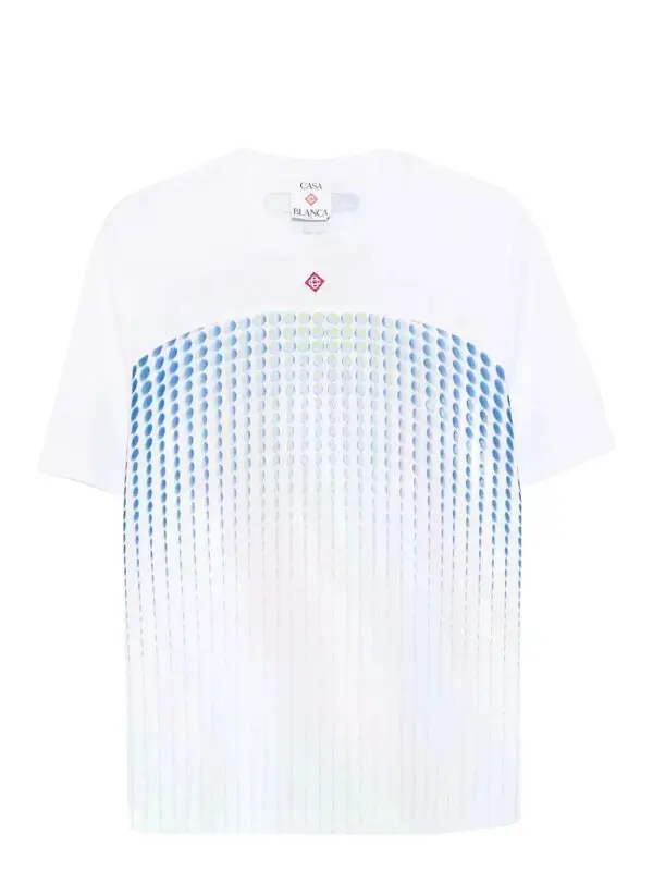 Casablanca Tennis Tech T-shirt - White