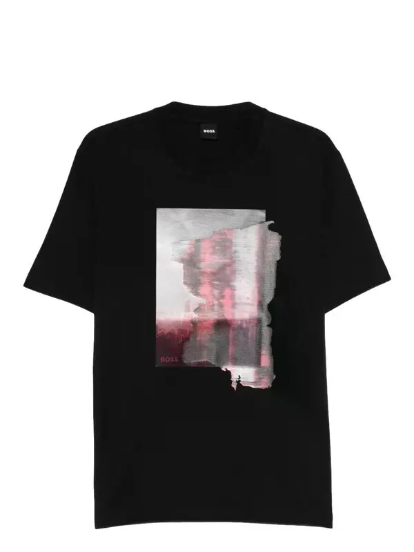 BOSS C-taut Printed T-shirt - Black