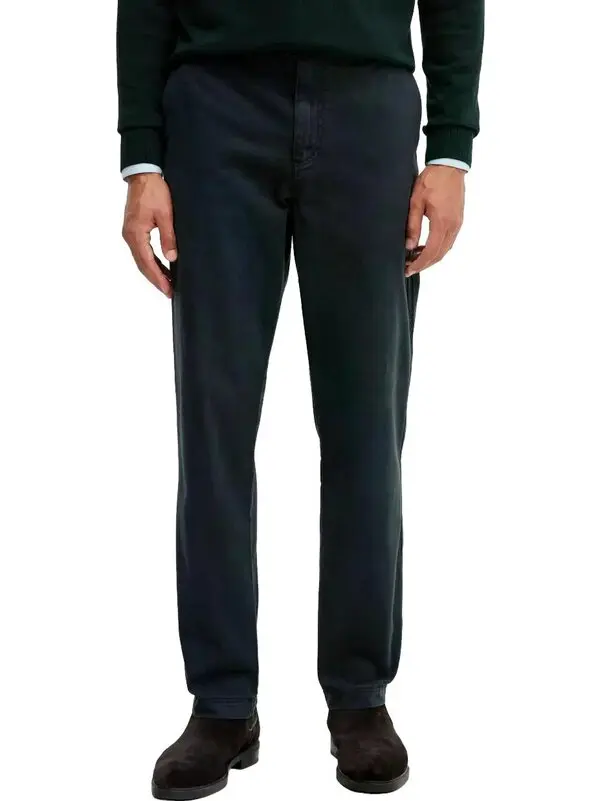 AERONAUTICA MILITARE Patch Straight Trousers - Blue