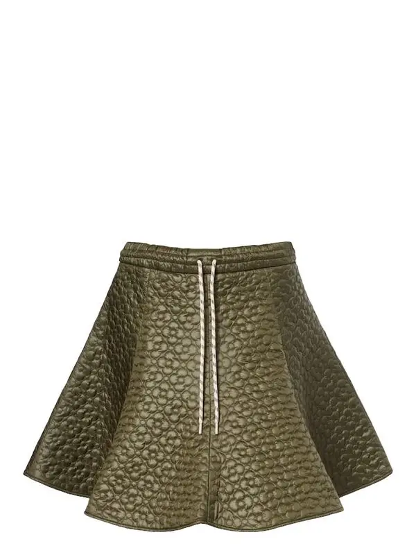 Moncler Floral Miniskirt - Green