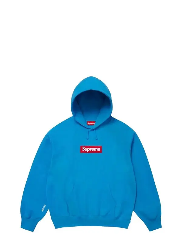 Supreme Logo Hoodie - Blue
