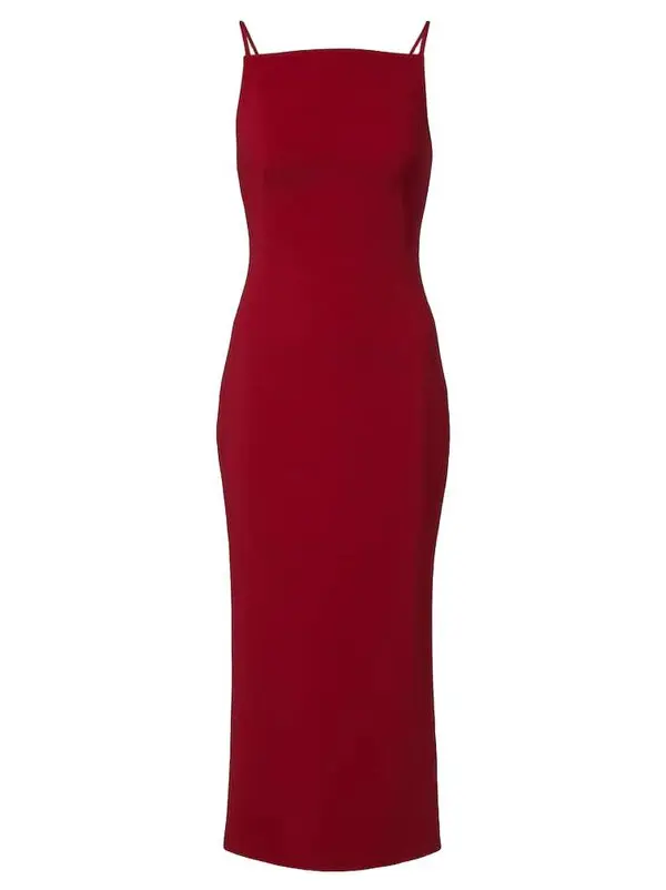 Givenchy Cady Crêpe Midi Dress - Red