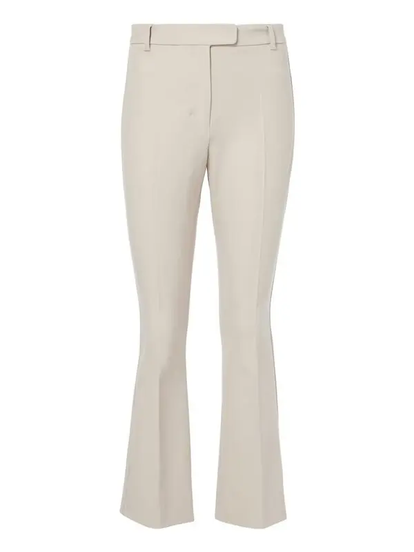 Max Mara Fatina Cropped Straight Pants - Beige