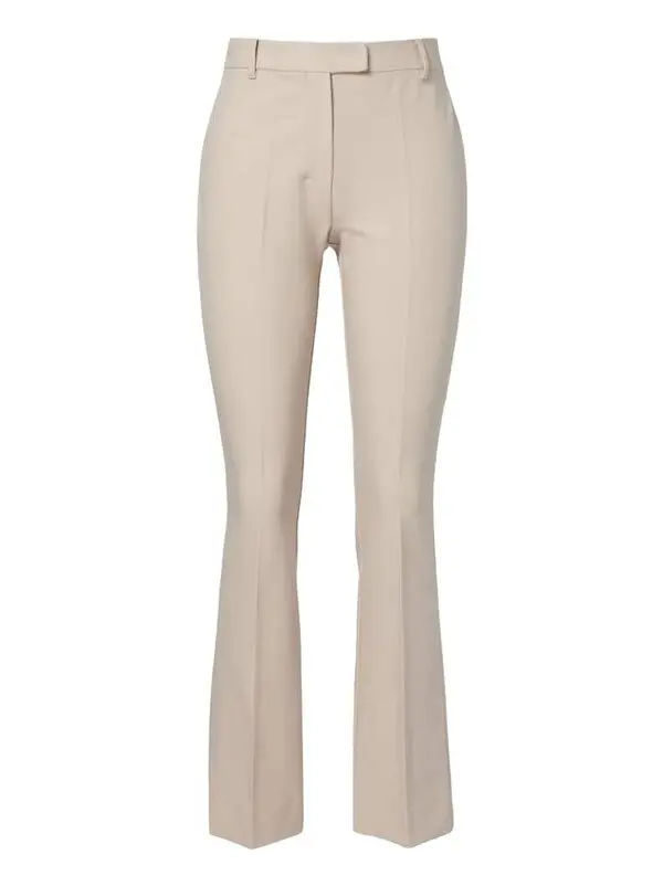 Max Mara Fatina Cropped Straight Pants - Beige