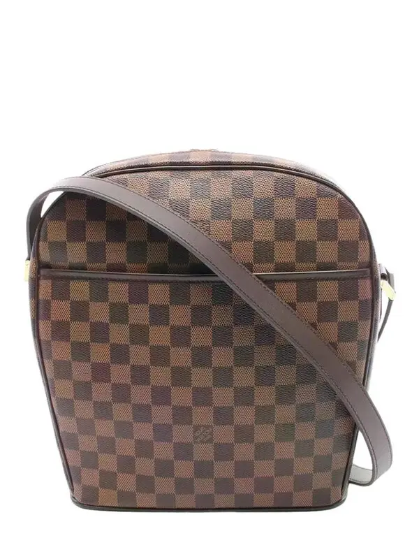 LOUIS VUITTON 2003 Damier Ebene Ipanema Gm Shoulder Bag - Brown