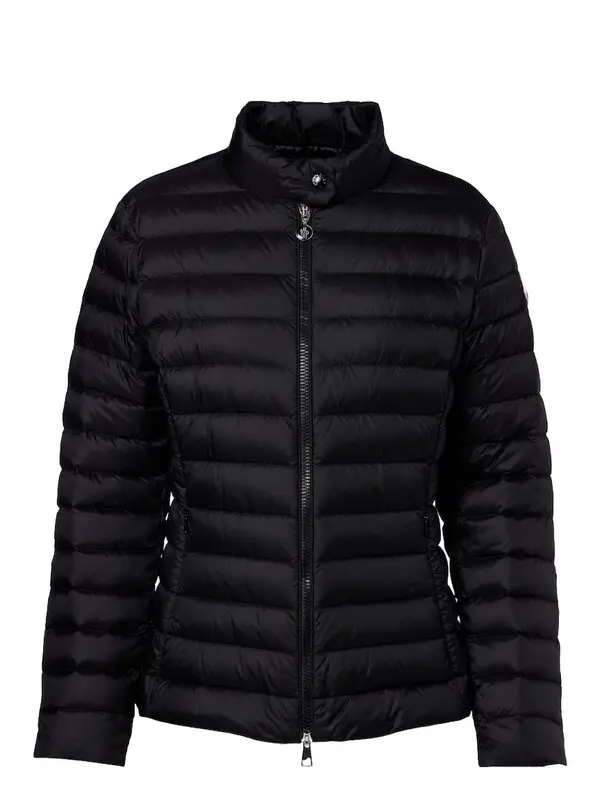 Moncler Logo Down Jacket - Black