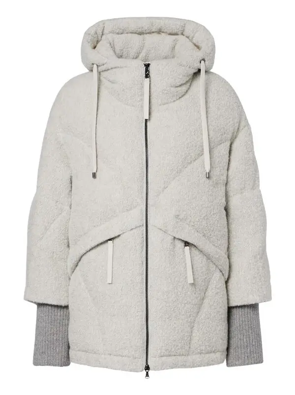 Bogner Sheryl Wool-blend Down Jacket - Grey