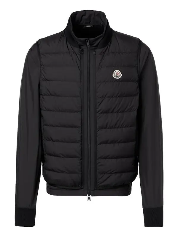Moncler Verney Down-paneled Jacket - Black