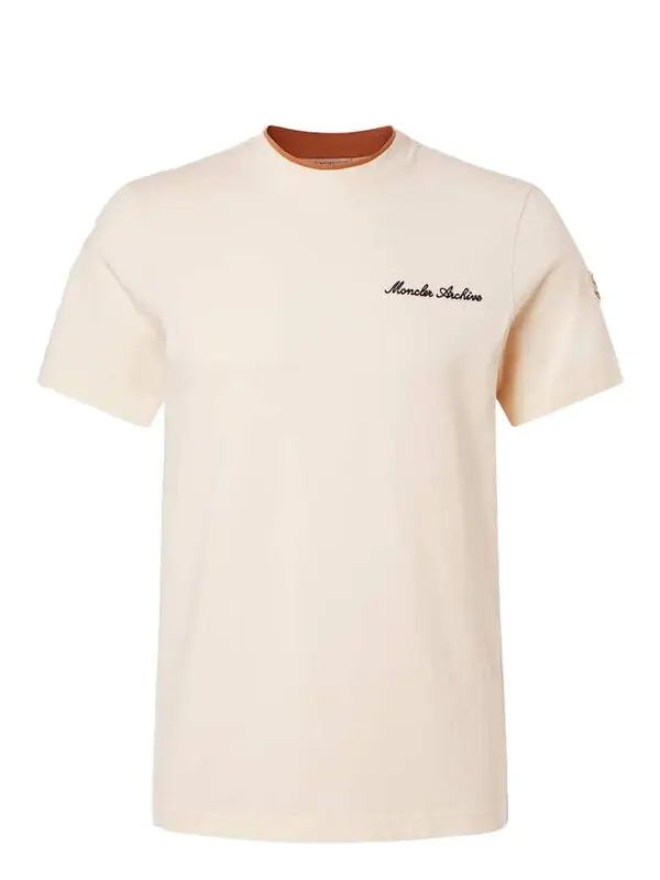 Moncler Archivio Cotton Jersey T-shirt - White