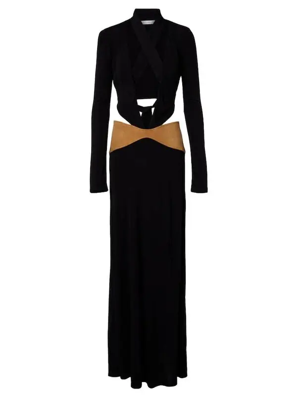 Christopher Esber Contour Cutout Gown - Black