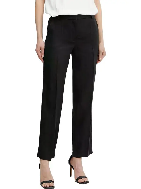 Luisa Spagnoli Side-pockets Trousers - Black