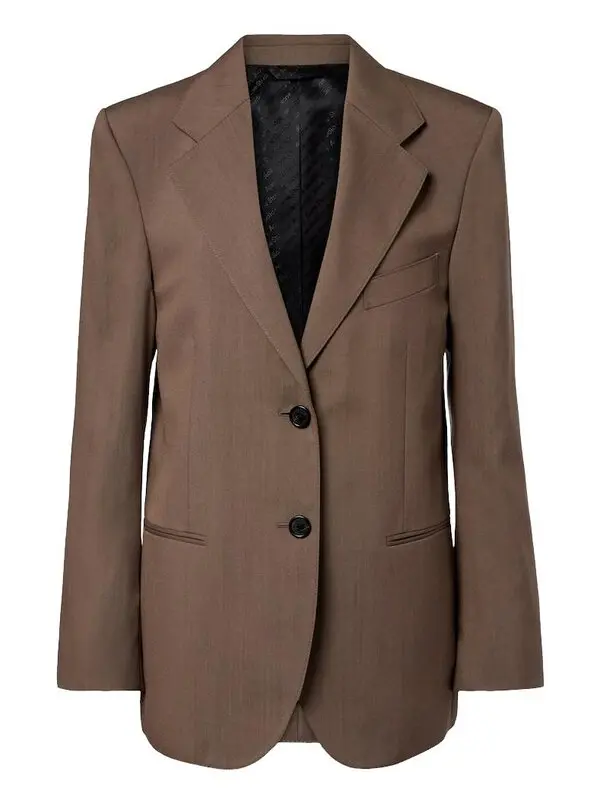Acne Studios Wool Suit Jacket - Beige