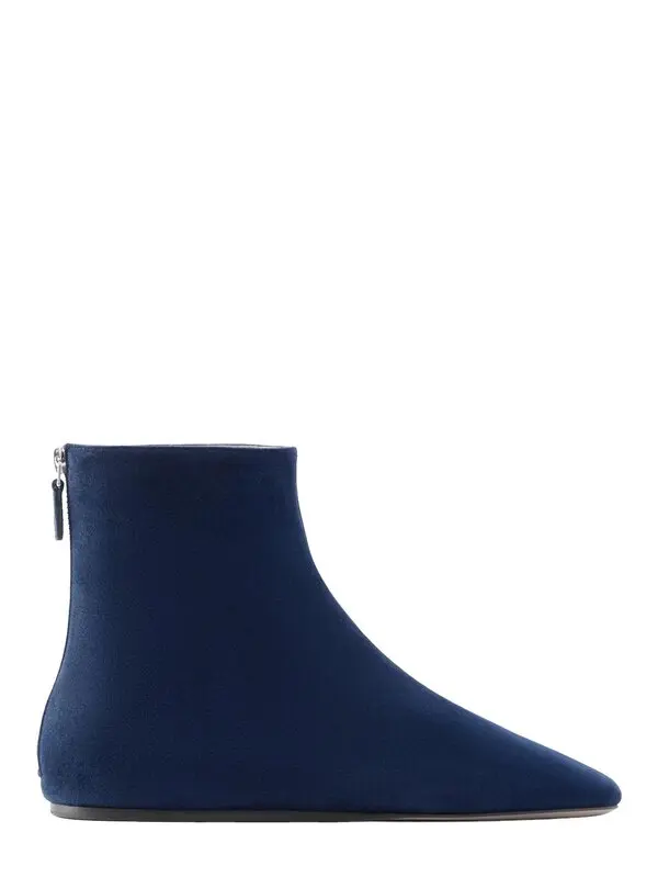 Le Monde Beryl Luna Suede Ankle Boots - Blue