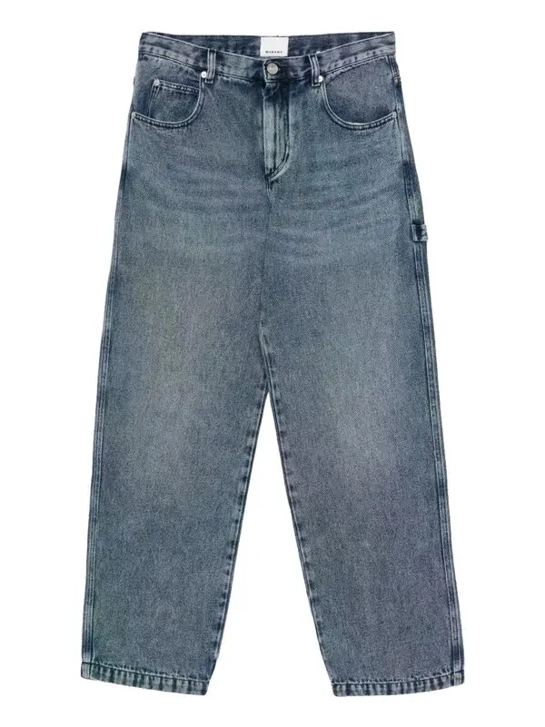 MARANT Logo-patch Jeans - Blue