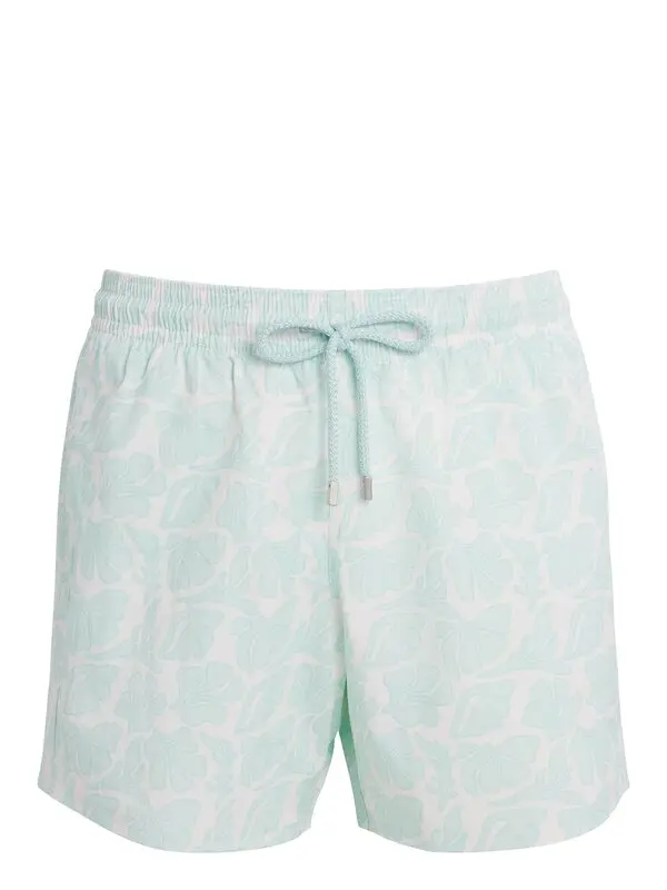 Vilebrequin Printed Moorise Swim Shorts - White