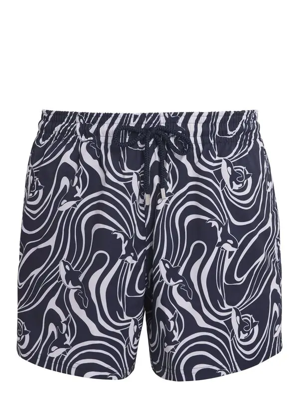 Vilebrequin Printed Moorise Swim Shorts - Blue