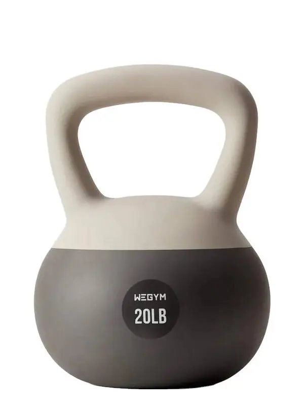 WEGYM 20lb Soft Kettlebell - 20lb - Sandstone