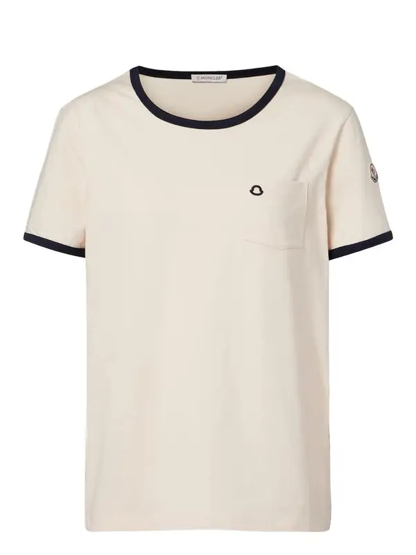 Moncler Cotton Jersey T-shirt - Blue