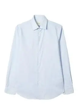 Paul Smith Tailored-fit Light Blue Dot Easy Care Shirt - Multicolour