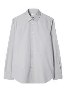 Paul Smith Tailored-fit Soft Cotton-poplin Shirt - Blue