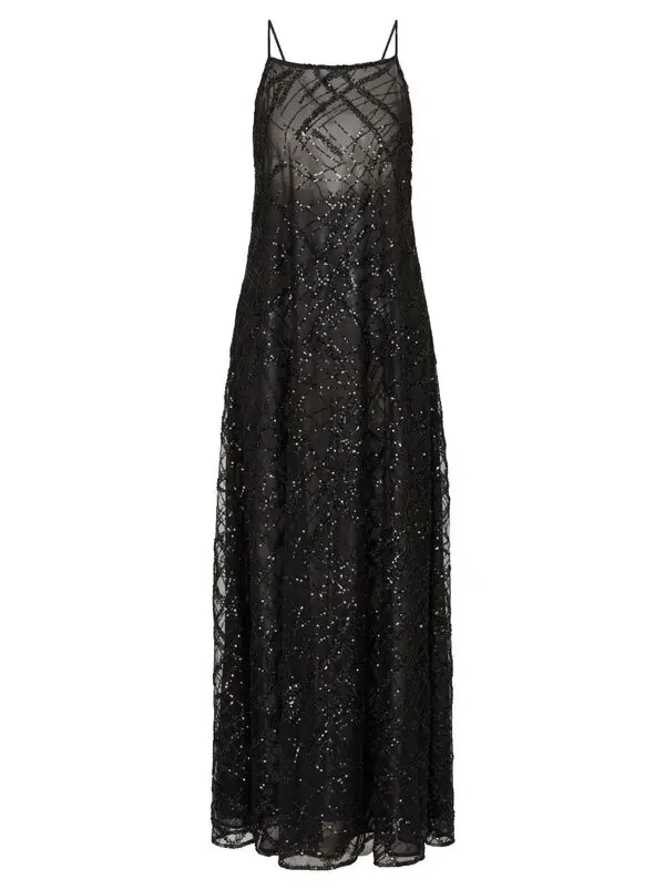 Emporio Armani Long Dress - Black