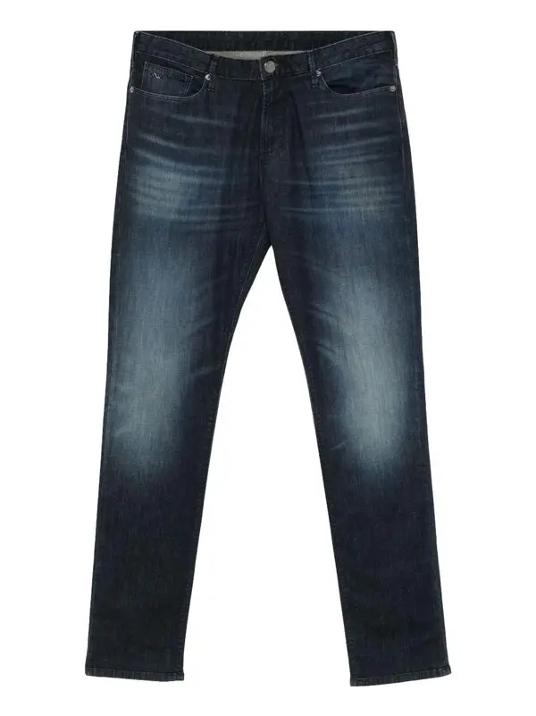 Emporio Armani Denim Cotton Jeans - Blue