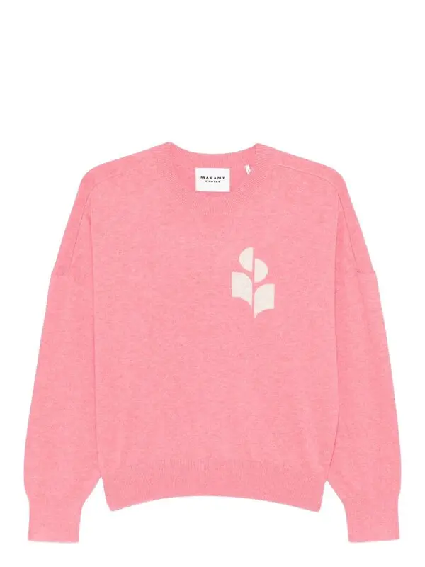 MARANT ETOILE Marisans Cotton And Wool Sweater - Pink