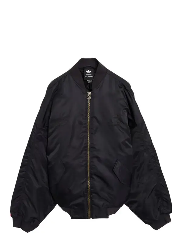 ADIDAS X WILLY CHAVARRIA Satin Bomber Jacket - Black