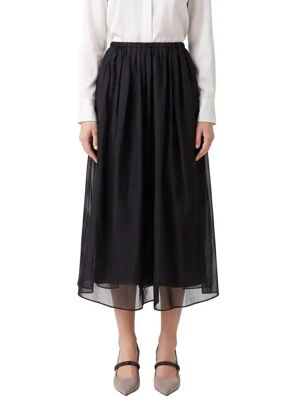 Brunello Cucinelli Skirt - Black