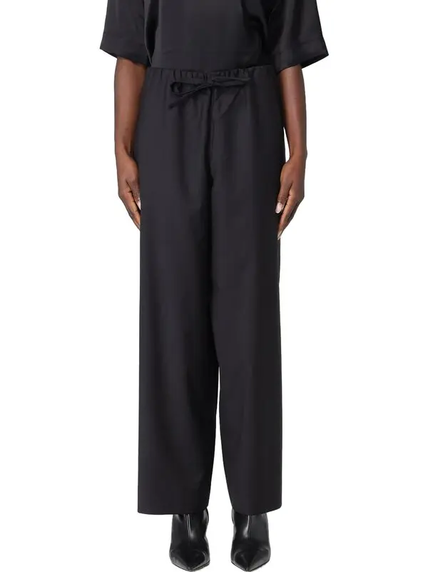TOTEME Wide Leg Trousers - Black