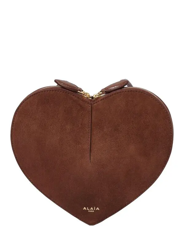 Alaïa Heart Shaped Mini Bag - Brown