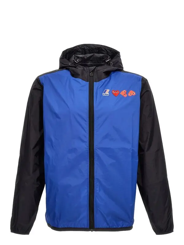 COMME DES GARCONS PLAY X K-WAY Jacket - Blue